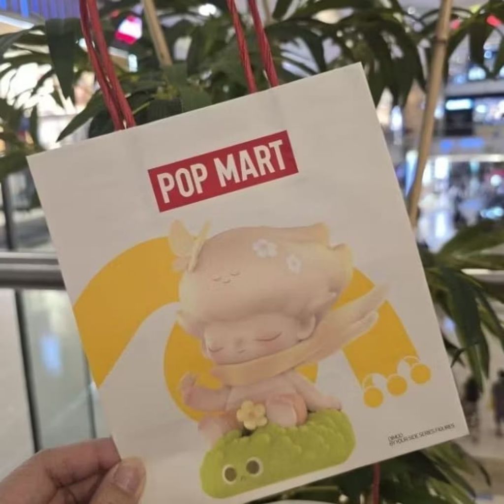 Pop Mart Paper Bag Small Shopping Bag Pop Mart Bag | Shopee Singapore