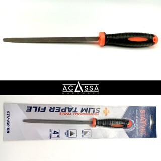 Stayvic 4 Inch Triangle File - Rubber Handle, Precision, Sharp | Shopee ...