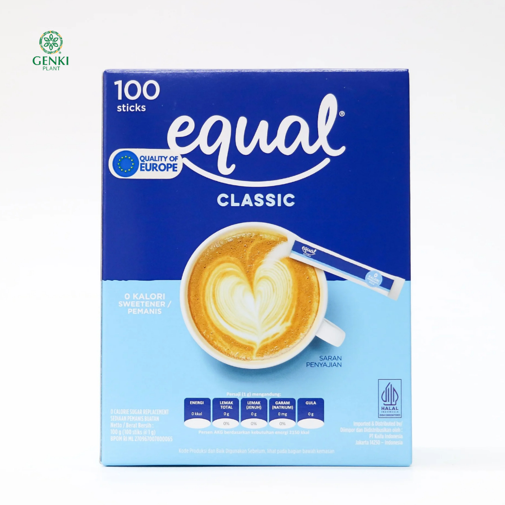 Equal Classic Zero Calorie Sweetener/ - 100 Sticks | Shopee Singapore