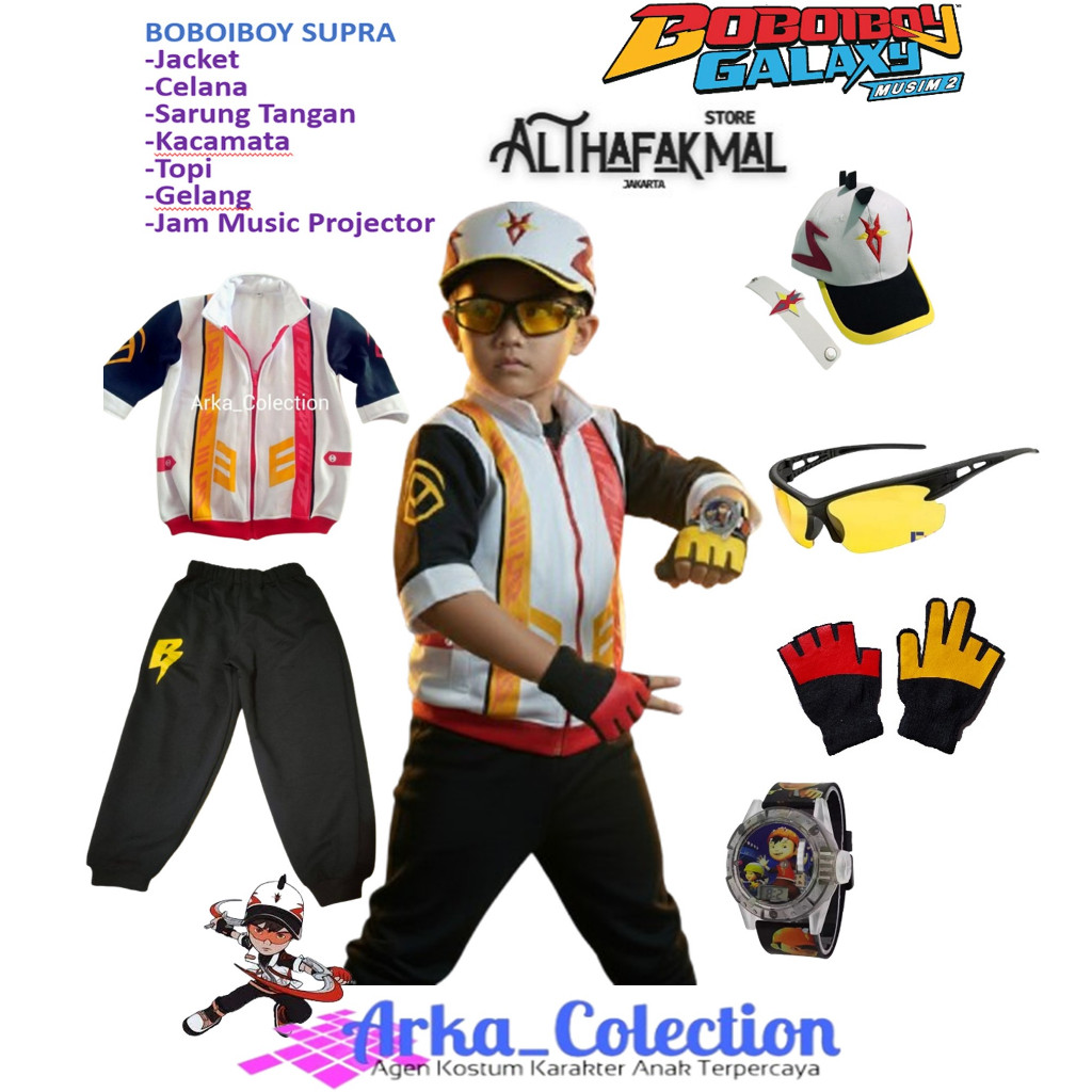 BOBOIBOY SUPRA COSTUME PACKAGE - BEST BOBOIBOY SUPRA | Shopee Singapore