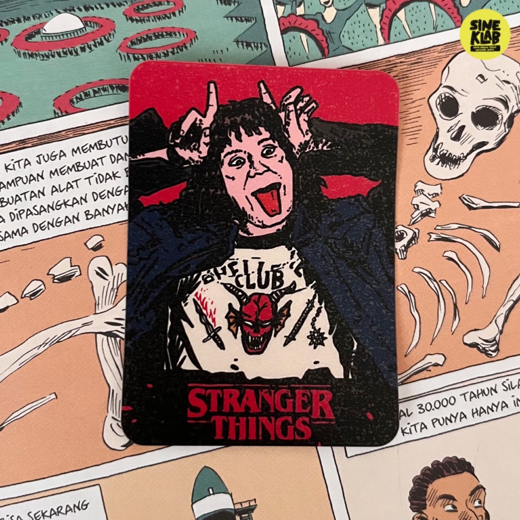 Sineklab - Sticker STRANGER THINGS - Sticker Film Edition / Movie ...