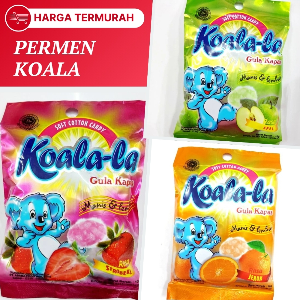 Koala-La Cotton Candy Soft Cotton Candy - Net Weight 10 gr Koala-la ...