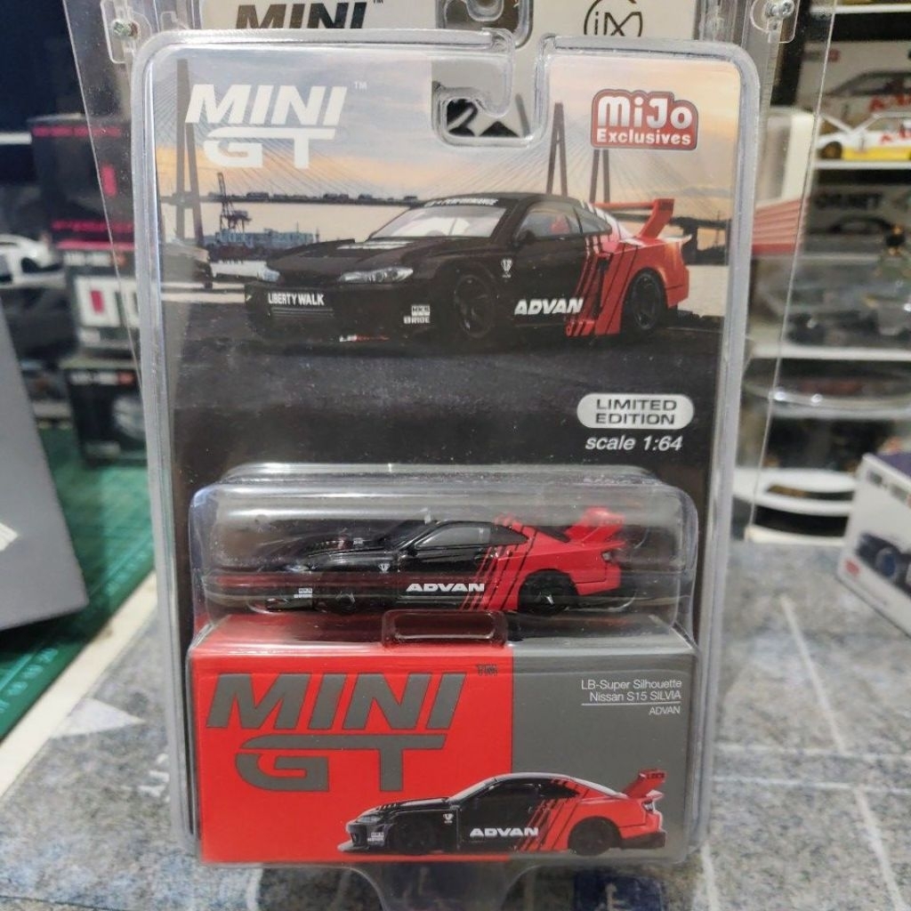 MINI GT LBWK NISSAN SILVIA S15 ADVAN BLISTER | Shopee Singapore