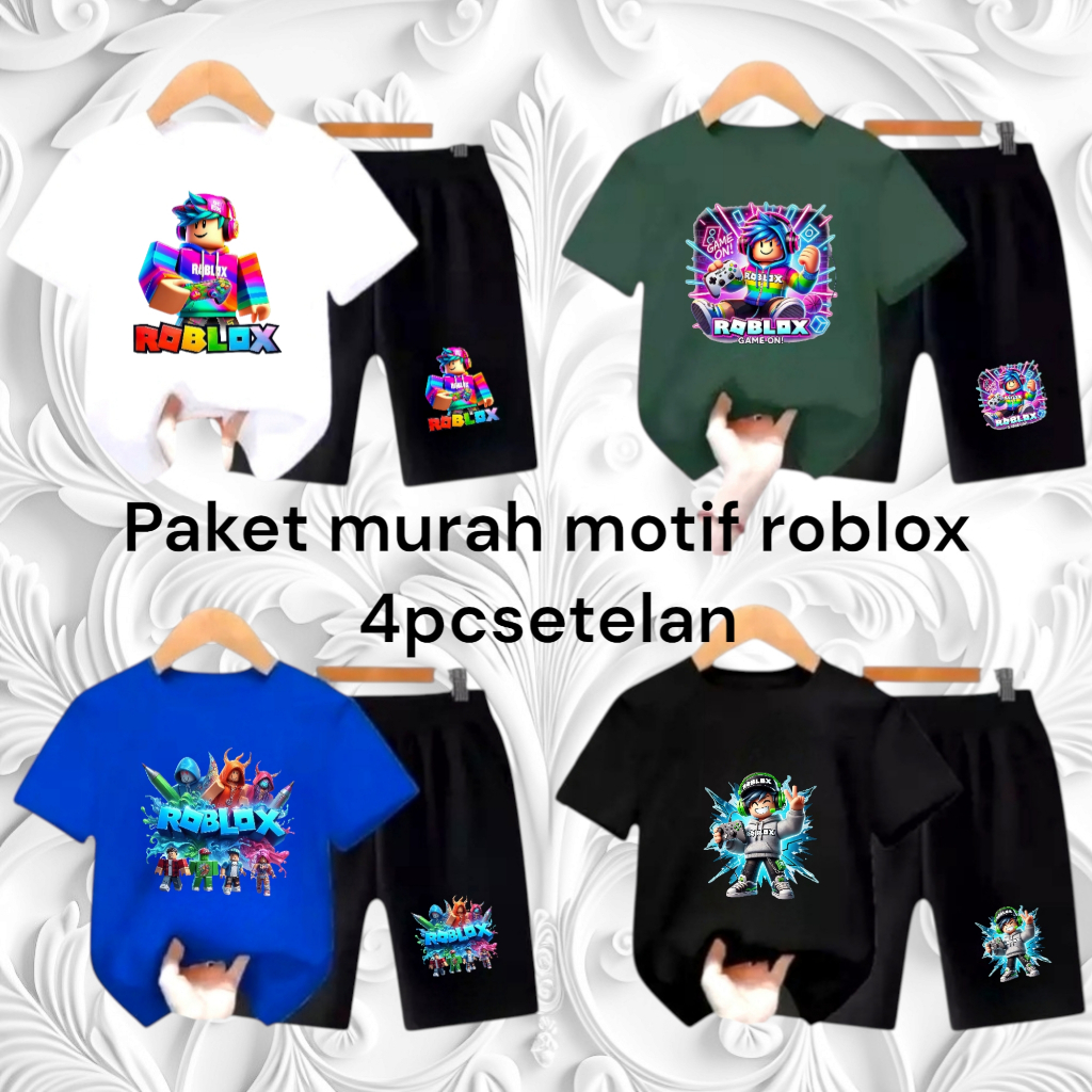 4pc Suit Package Roblox Children's Mixed Pattern Suit/ Children's Suit ...