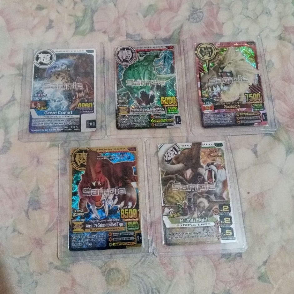 Original full set animal kaiser evo 1 sample card | Shopee Singapore