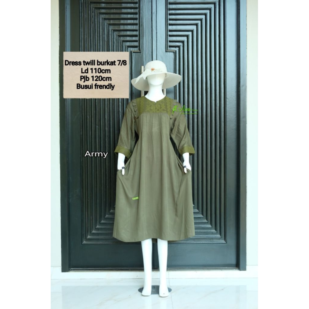 Daster Rempel on the Shoulder 7/8 Aini Modiste Original | Shopee Singapore