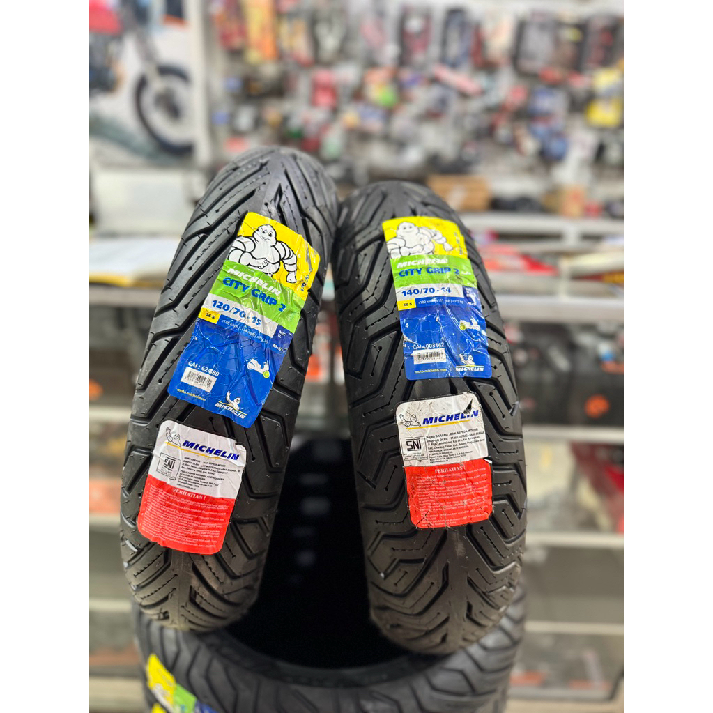 MICHELIN CITY GRIP 2 TUBELESS OUTER TIRE FOR XMAX STANDARD 120/70-15 ...