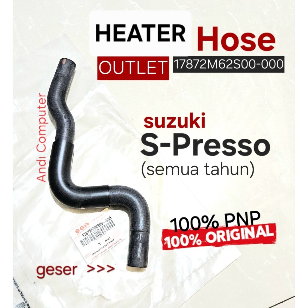 SUZUKI Radiator Heater Hose Original Spresso S-PressoSUZUKI | Shopee ...