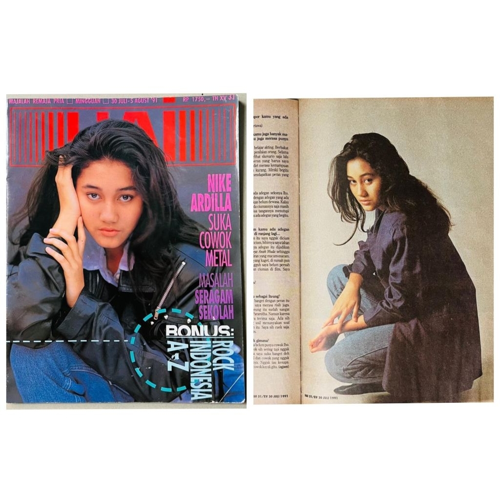 Hai Magazine 30 July 1991: Nike Ardilla Cover (number) | Shopee Singapore
