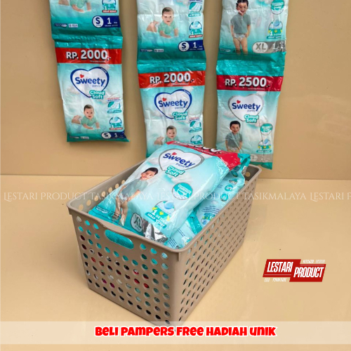 BUY 6 PCS PAMPERS SWEETTY BABYPopok FREE UNIQUE GIFT CHOOSE YOUR OWN ...