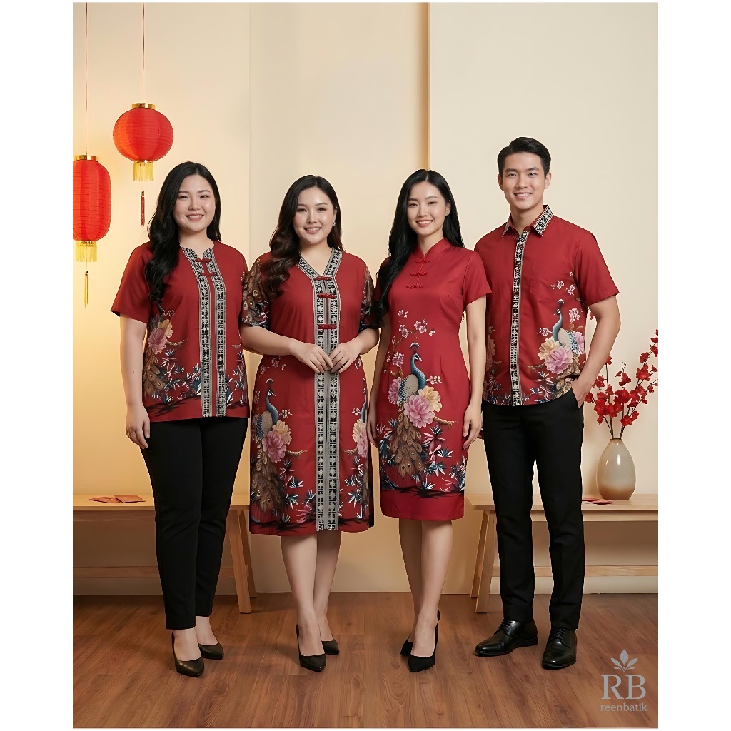 Jumbo Size Chinese New Year Cheongsam Batik Dress BIG Size, Fei Yan ...