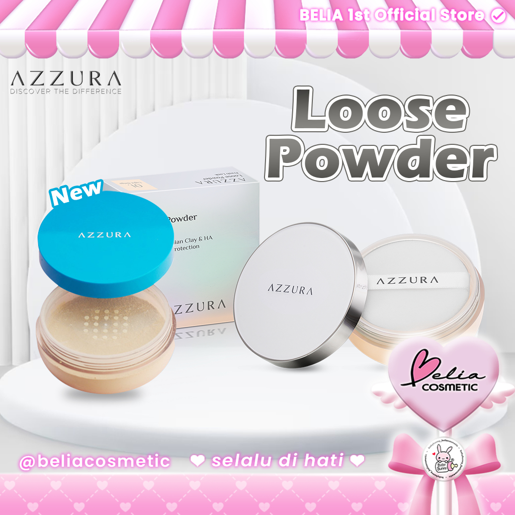 [ YOUNG ] AZZURA Loose Powder | Fresh Look | Double UV Protection ...