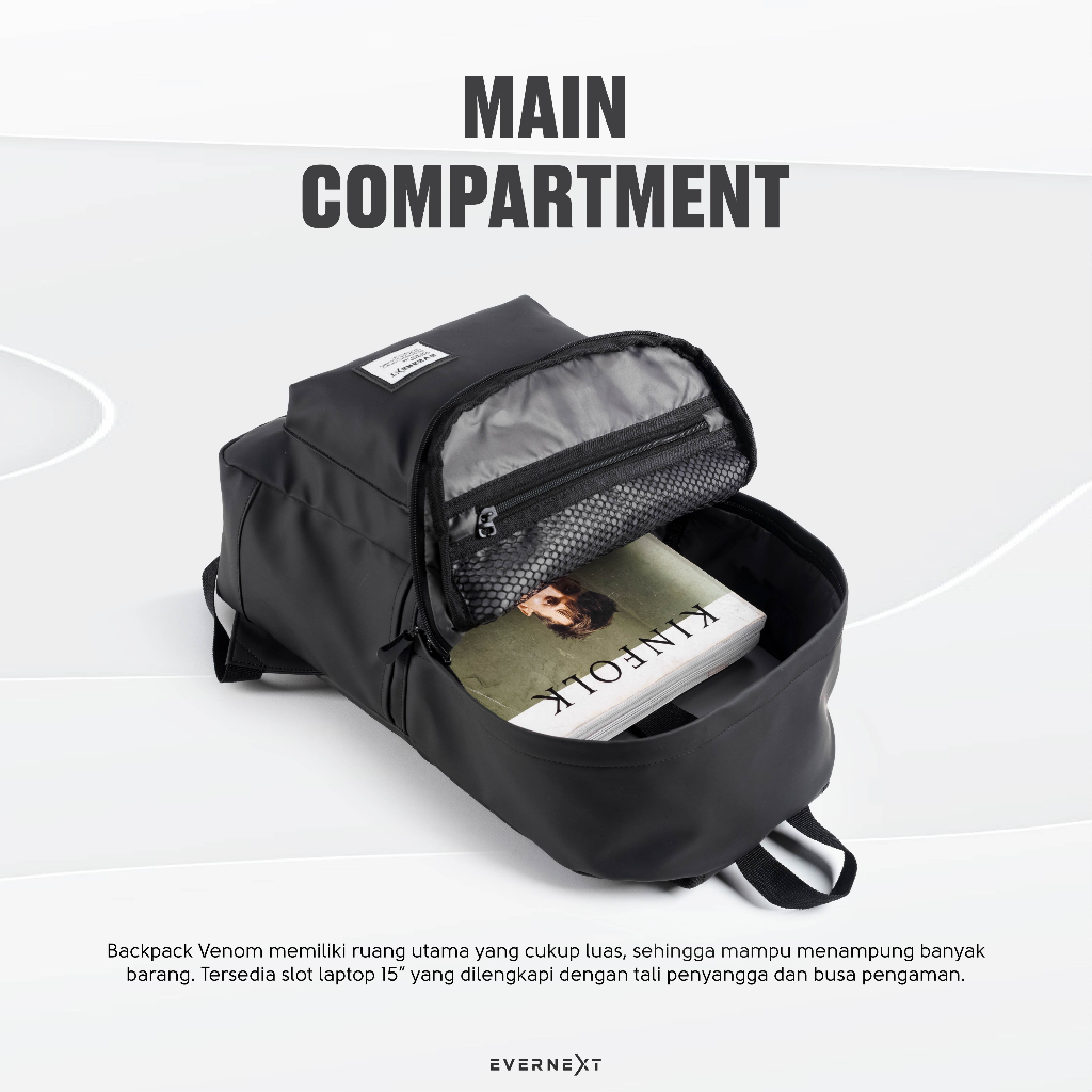 Evernext - Men's Waterproof Backpack, Men's and Women's College School ...