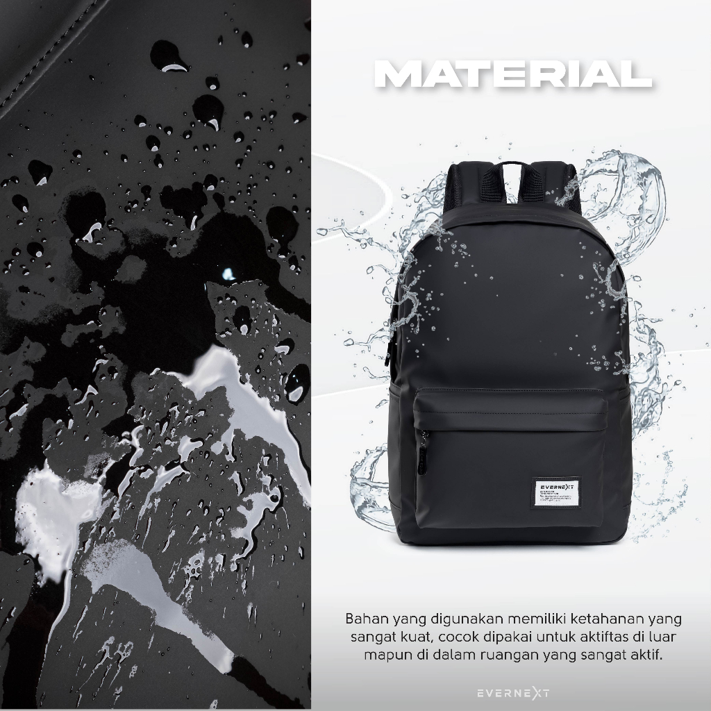 Evernext - Men's Waterproof Backpack, Men's and Women's College School ...