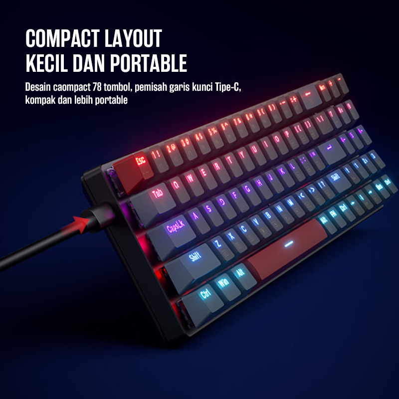 Gamen Titan IV Newest Self-Defense Blue Switch Gaming Mechanical ...