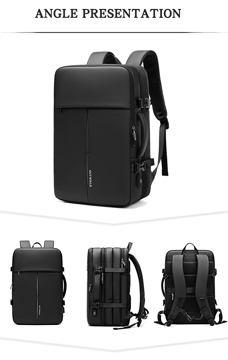 Sea CHOICE 50L Large waterproof travel backpack with USB for business ...