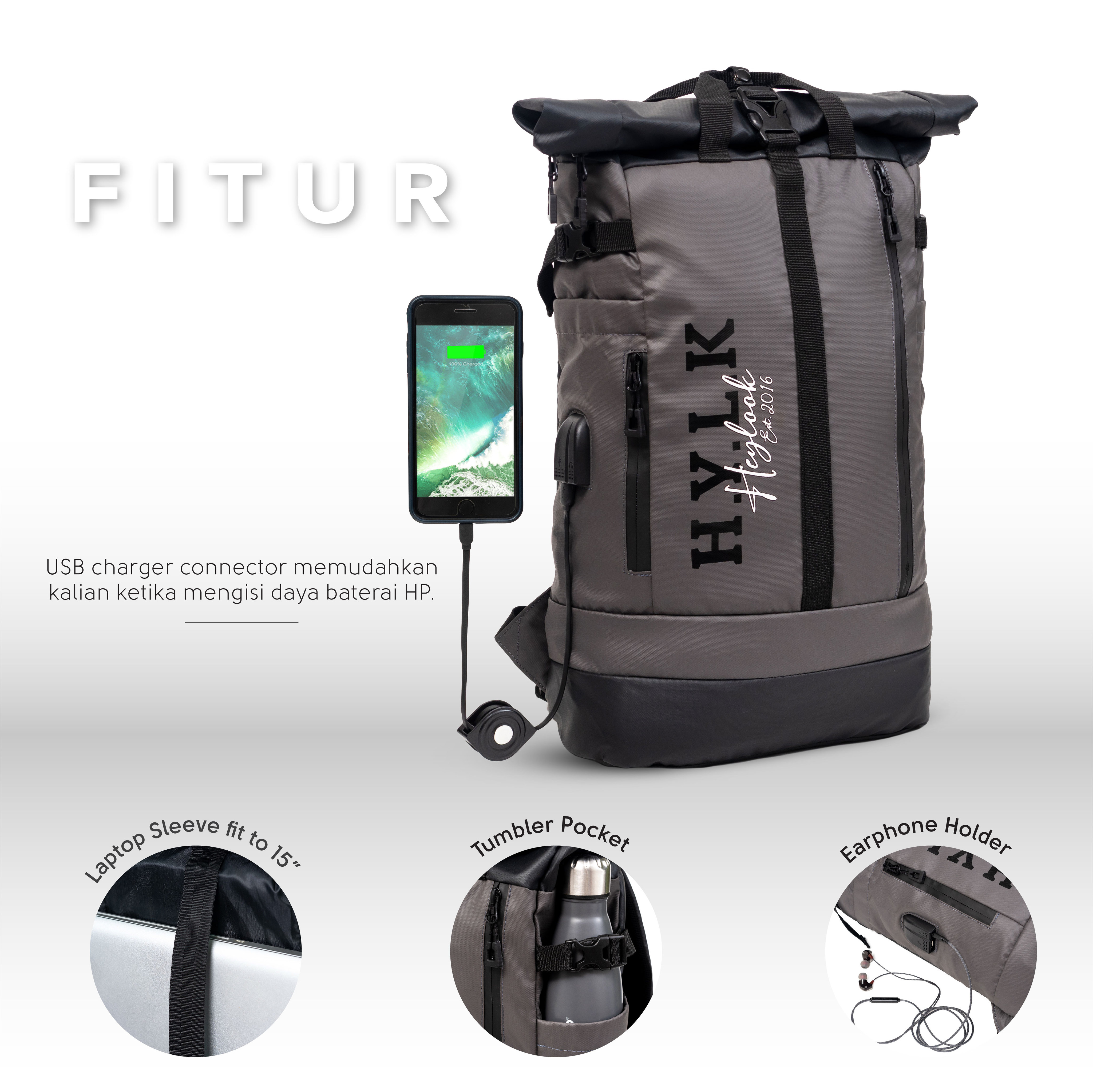 HEYLOOK Official - THOR Backpack Men's Backpack Outdoor Bag Waterproof ...
