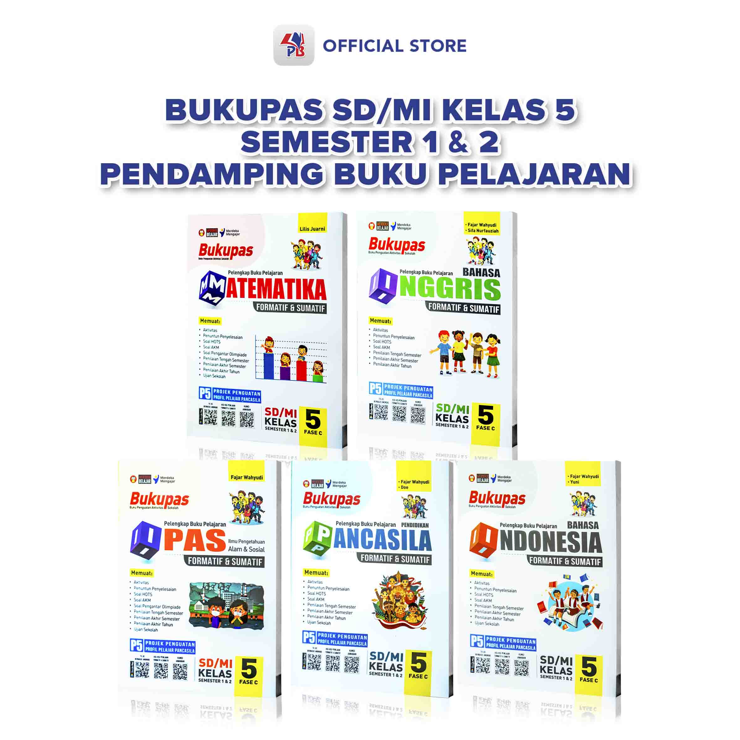 Class 5 Elementary School P5 Book / Complementary Bukupas Pancasila ...
