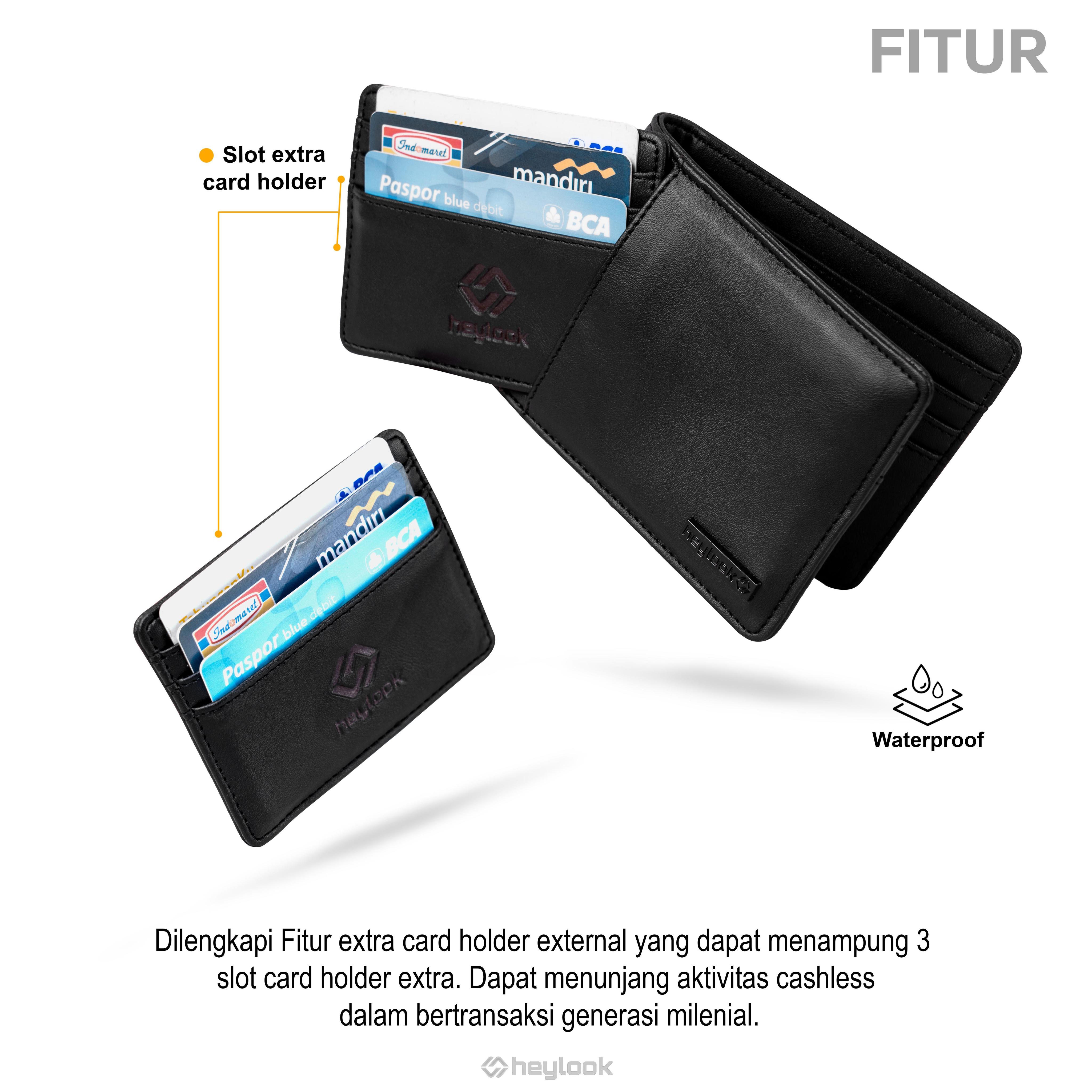 HEYLOOK Official - TRAFFORD Men's Wallet Men's Leather Wallet Short ...