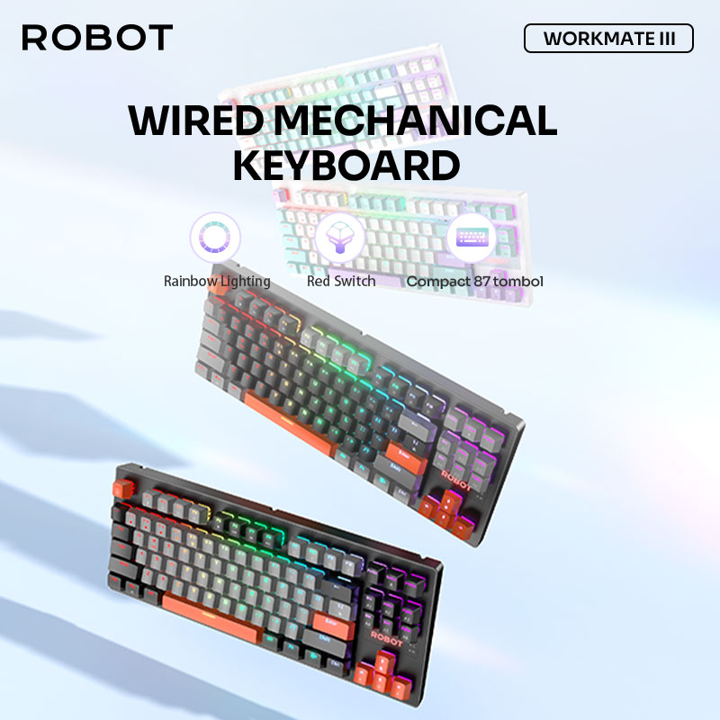 ROBOT Gaming Keyboard WORKMATE III Mechanical Black Myth Wukong 78 Keys ...