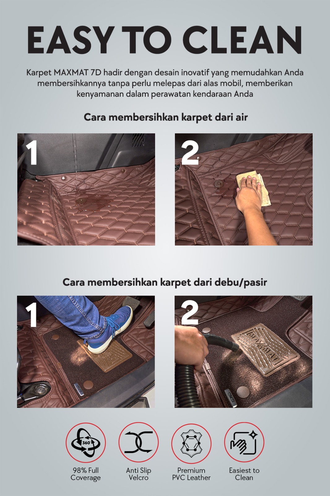 Otoproject Maxmat 7D Luxliner BYD SEALION 7 2025 AT Car Carpet ...