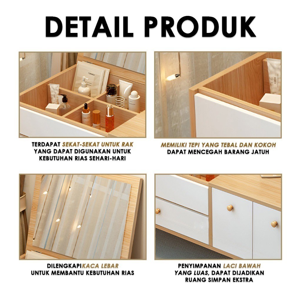 Dressing Table Minimalist Dressing Table/ LED Dressing Table/ Lighted ...