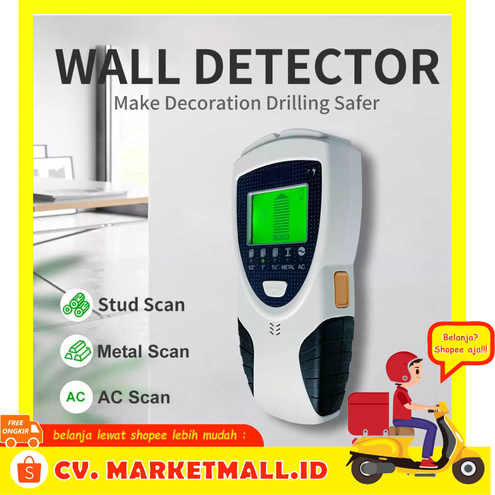 KAYU Multifunctional Wall Wood Metal Scanner Detector 5 in 1 Wall ...