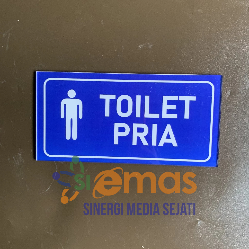 Men's Toilet Sign Acrylic Board | Acrylic Toilet Sign For Men| Male ...