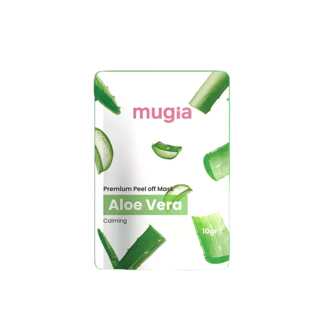 Mugia Aloevera Premium Peel Off Mask Calming - Face Lightening Mask ...