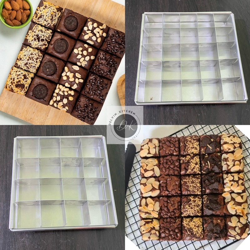 Square divider pan / brownie divider pan / square divider pan made of ...