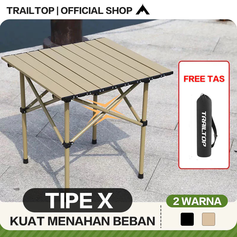 TrailTop Outdoor Folding Table Carbon Iron Frame Stable And Durable ...
