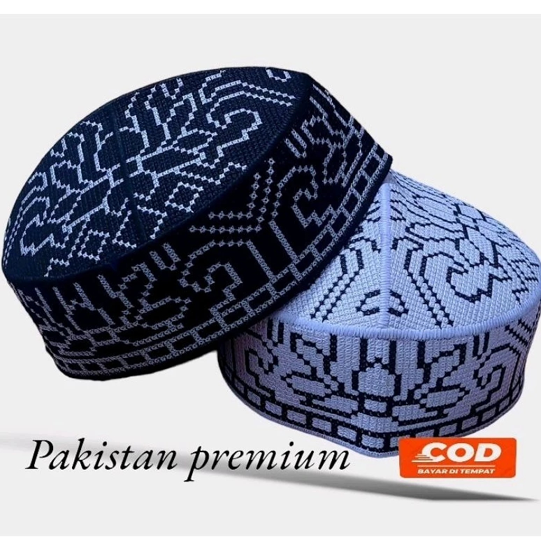 HOT DEALS (RETAIL) PREMIUM PAKISTAN KOPYAH CAP FULL EMBROIDERY / PRAYER ...