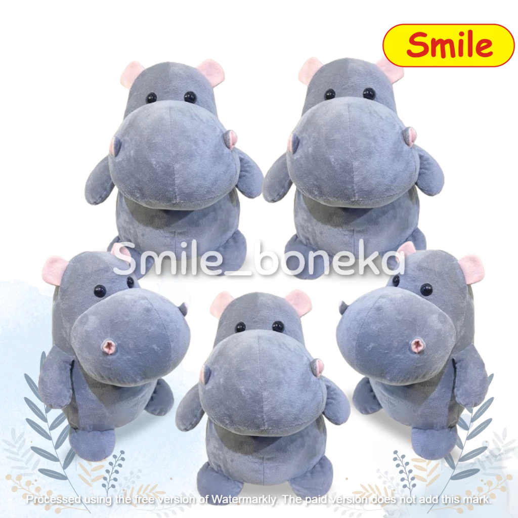 Sb/ Doll Plush Toys Hippopotamus Animal Hippo Hippo Cute Animal Soft ...