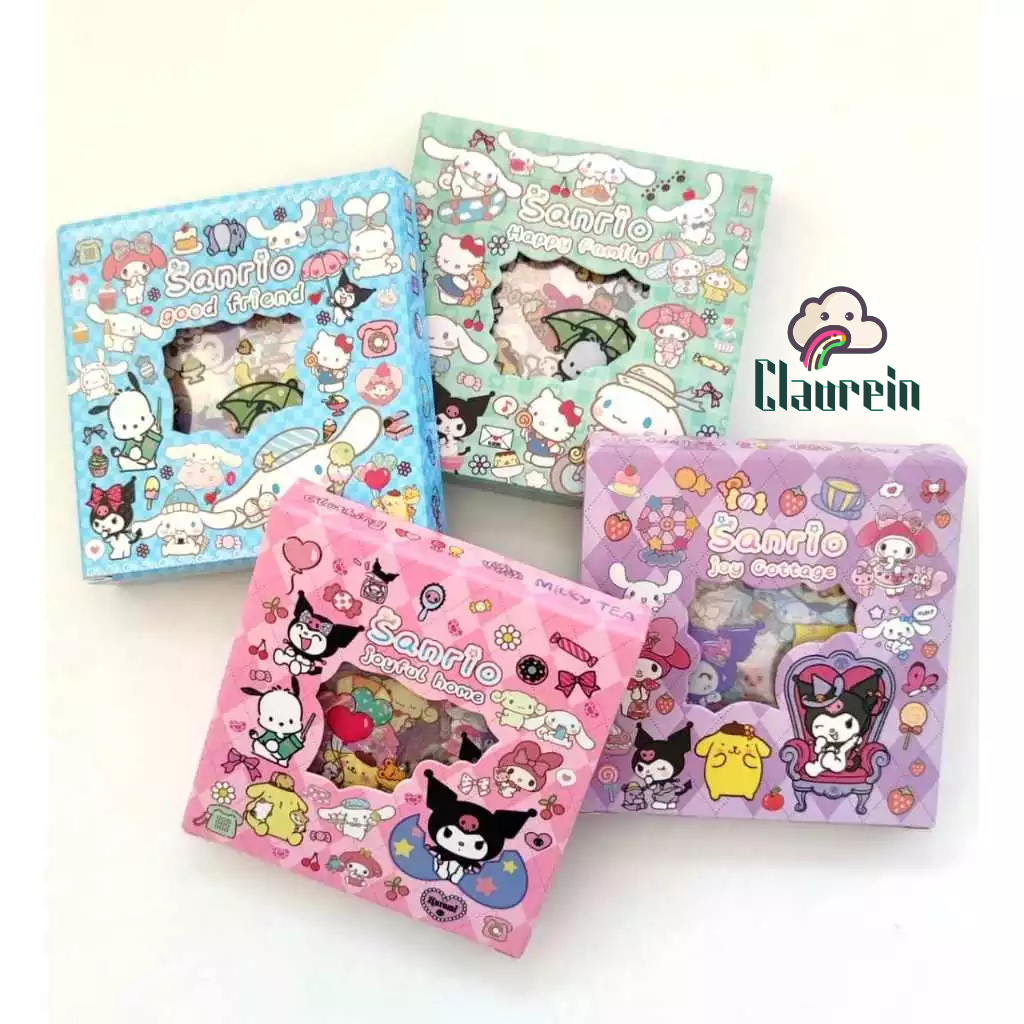 Sticker Mini Box Contains 100 Sheets Aesthetic Waterproof Sticker ...
