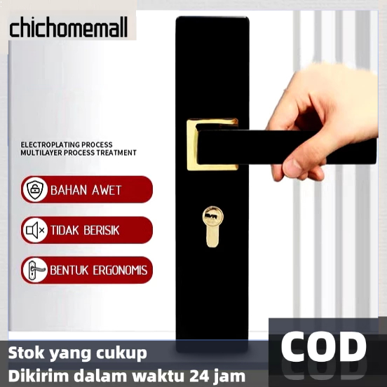 Key Handle / Silent Aluminum Home Office Door Lock Handle C29 - C29 ...