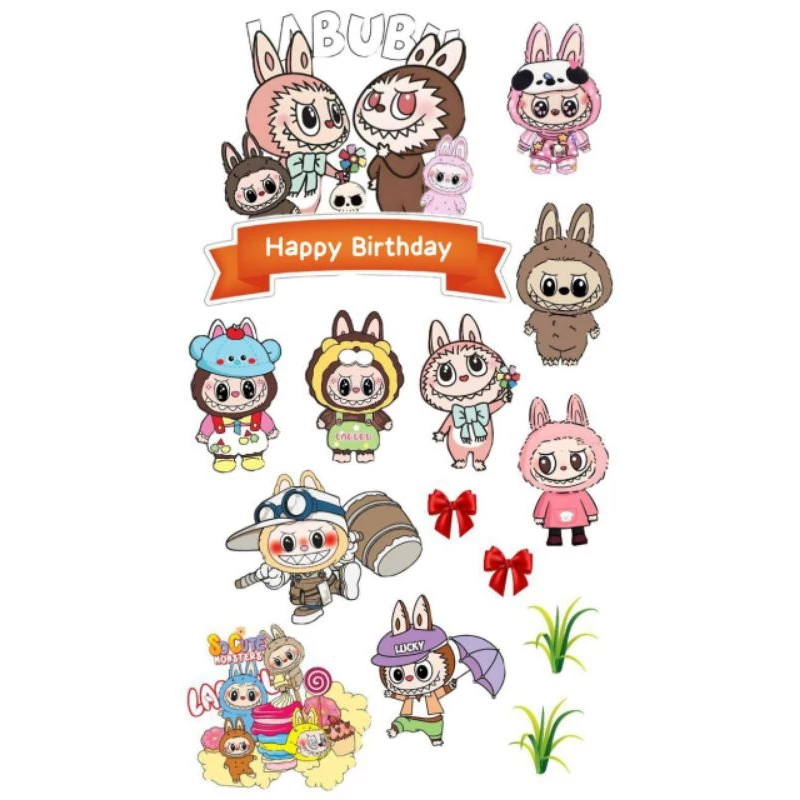 Labubu/ LABUBU Topper Custom Name/ Viral LABUBU Cake Decoration ...