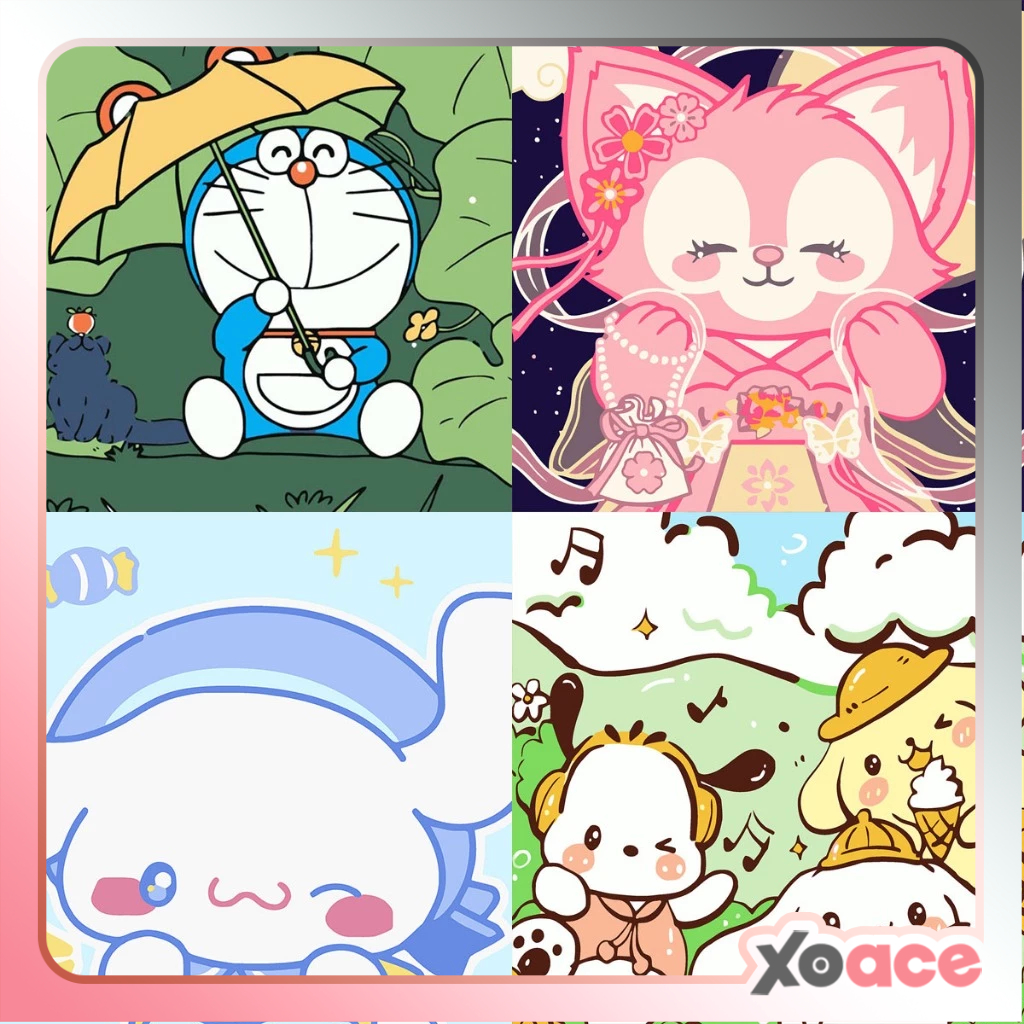 [20x20] Paint By Number Painting By Numbers DIY Painting Kit Sanrio ...