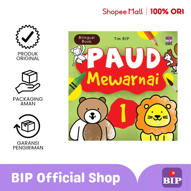 Bip - Preschool Coloring 1 (Bd) | Shopee Singapore