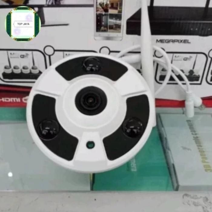 VRCAM 5MP 1920P/IPCAM CCTV CAMERA PANORAMIC 390 FISH EYE LENS | Shopee ...