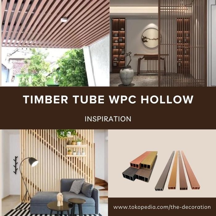 Timber Tube WPC Outdoor WPC Hollow Outdoor WPC Outdoor Divider Grid ...