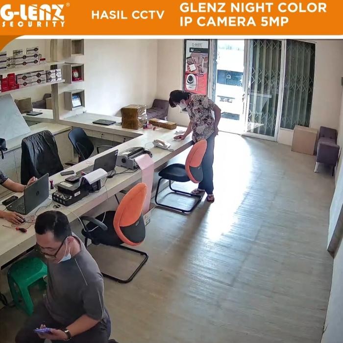 CCTV GLENZ OUTDOOR NIGHT COLOR TECH CAMERA GUIP 39851 IPCAMERA 5MP ...