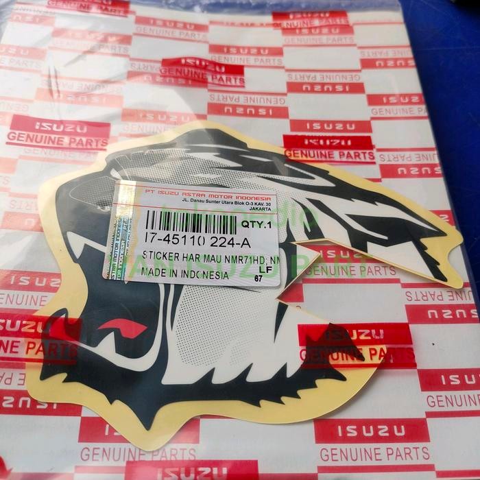 ORIGINAL ISUZU ELF TIGER HEAD LOGO STICKER | Shopee Singapore