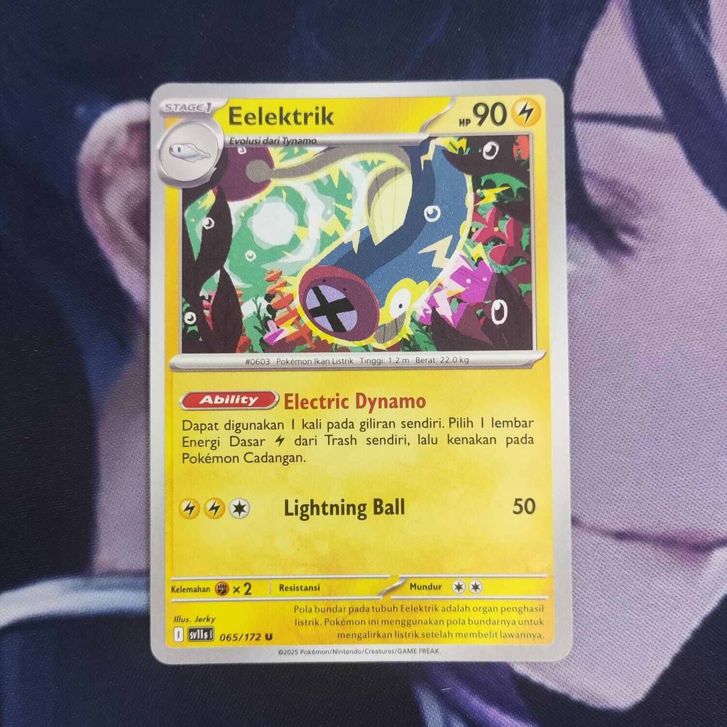 Pokemon (ID) eelectric - SV11s 065/172 - U | Shopee Singapore