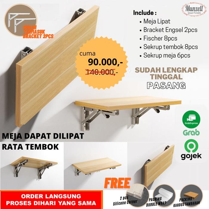Wall-Mounted Folding Table Wfh Hanging Table/ Computer Table ...