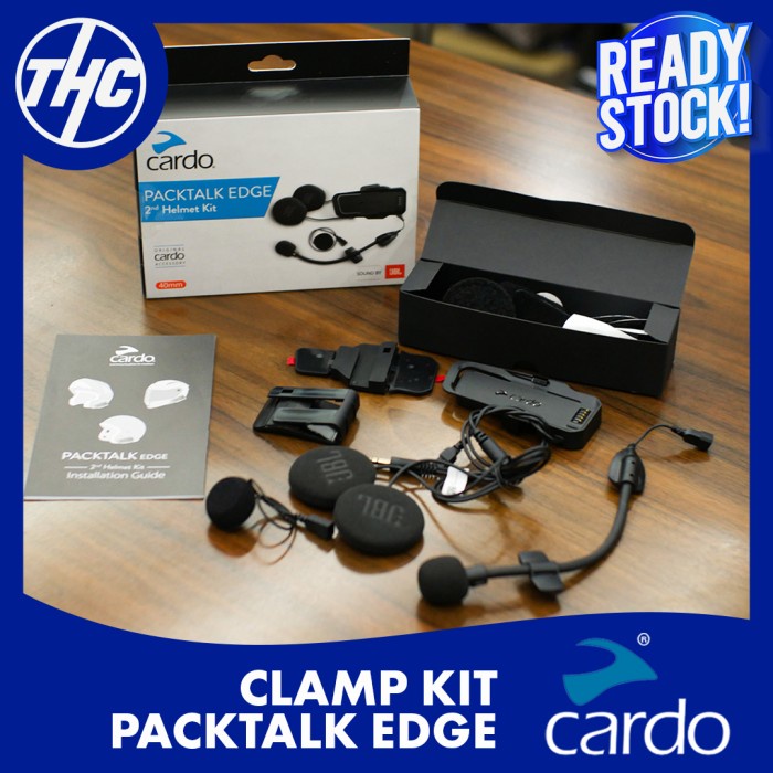 Best Seller - Clamp Kit Cardo Packtalk Edge & Audio Kit Speaker Jbl Mic ...