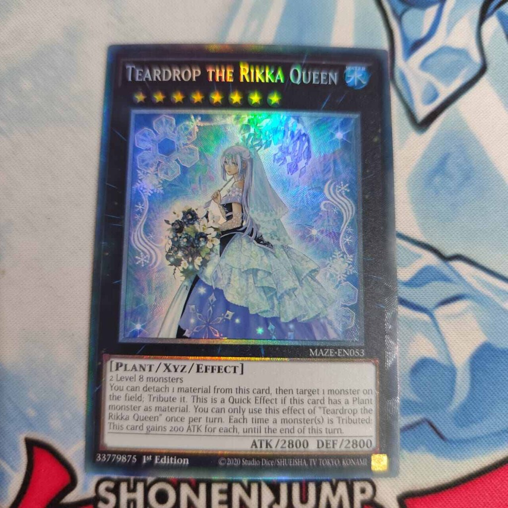 Yugioh teardrop the rikka queen MAZE rara original | Shopee Singapore