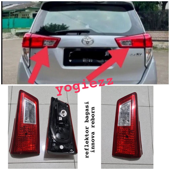Toyota Innova Reborn 2017 2018 2019 2020 2021 2022 Trunk Reflector ...
