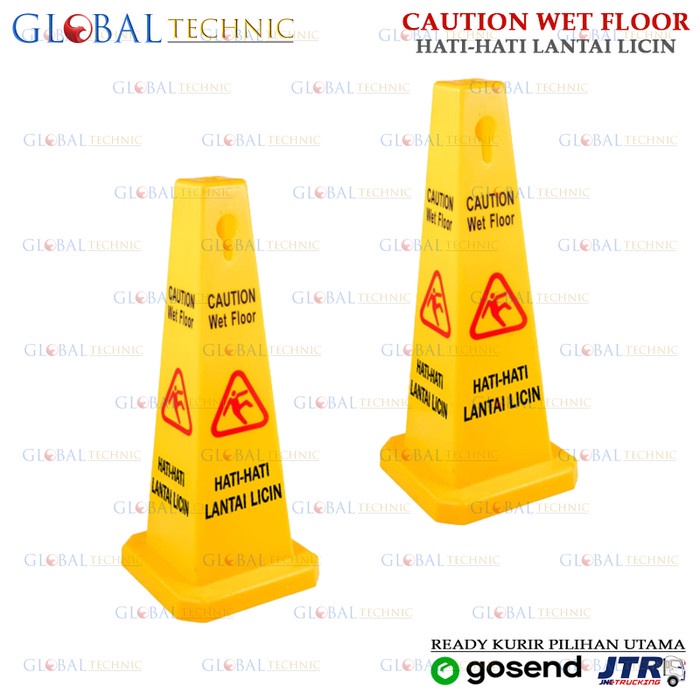 Caution Wet Floor Sign Cone Slippery Floor Warning Cone/ | Shopee Singapore