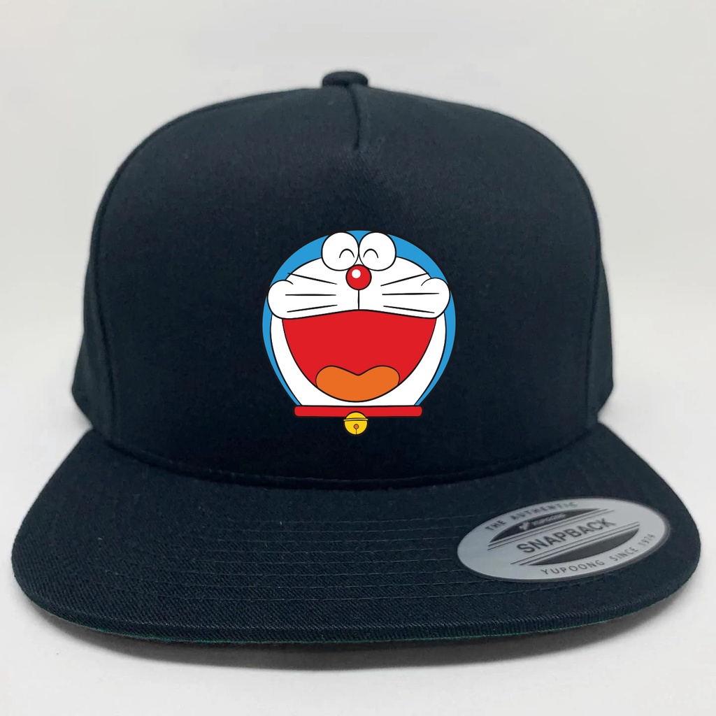 Anime Cartoon Happy Head Doraemon Snapback Hat | Shopee Singapore