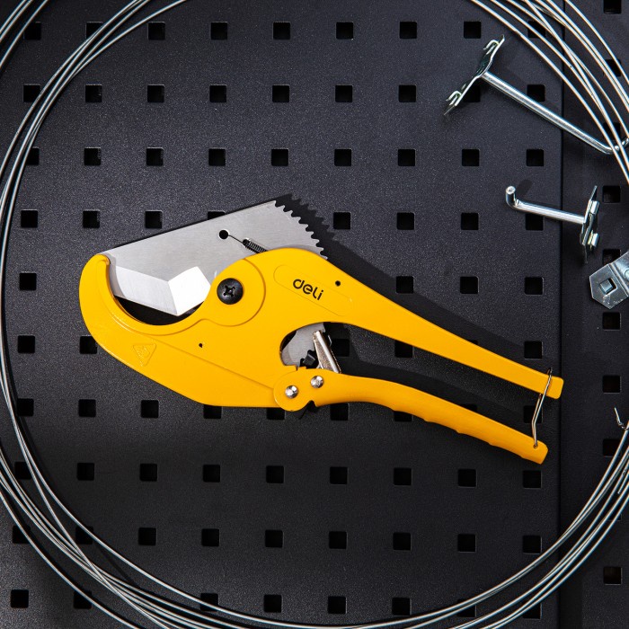 Deli Pipe Cutter Scissors PVC Pipe Pliers 63mm Aluminum EDL2509 ...